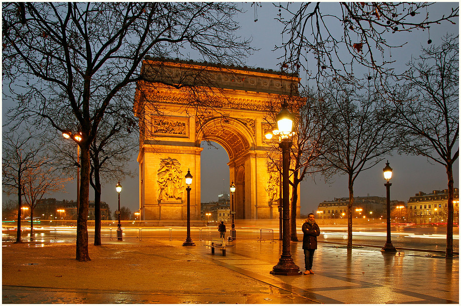 Der Pariser Triumphbogen Foto & Bild | europe, france, paris Bilder auf ...