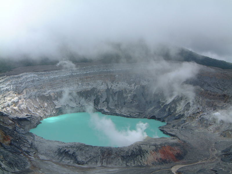 Der Poas-Vulkansee in Costa Rica Foto & Bild | north america, central ...