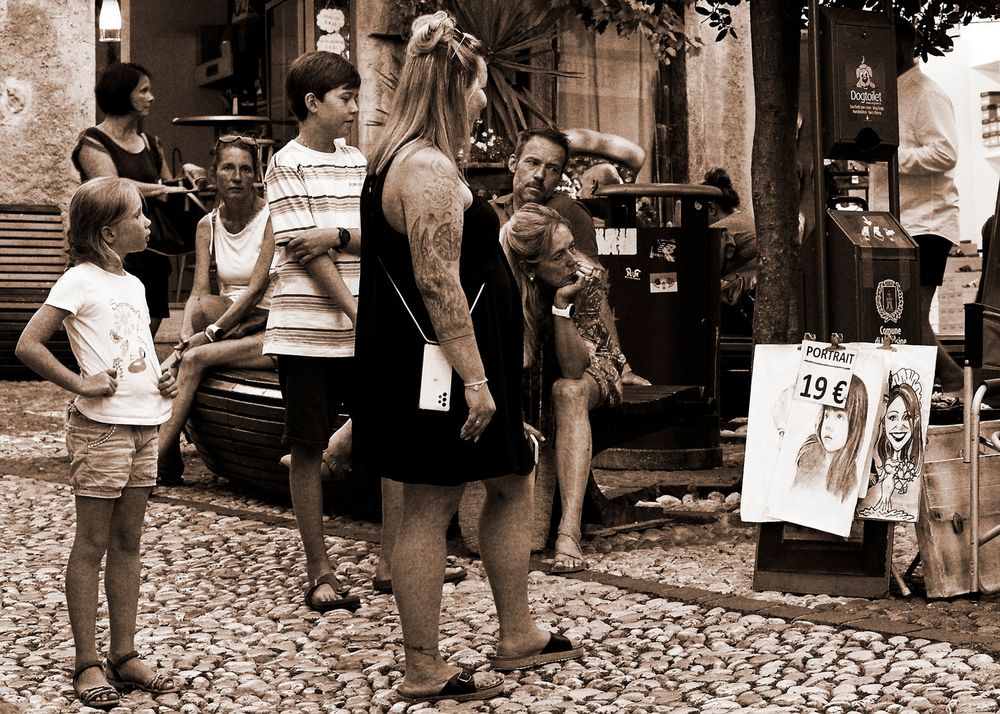 Der Portraitist Foto & Bild | streetart, graffiti & tags, streetfotografie mit menschen ...