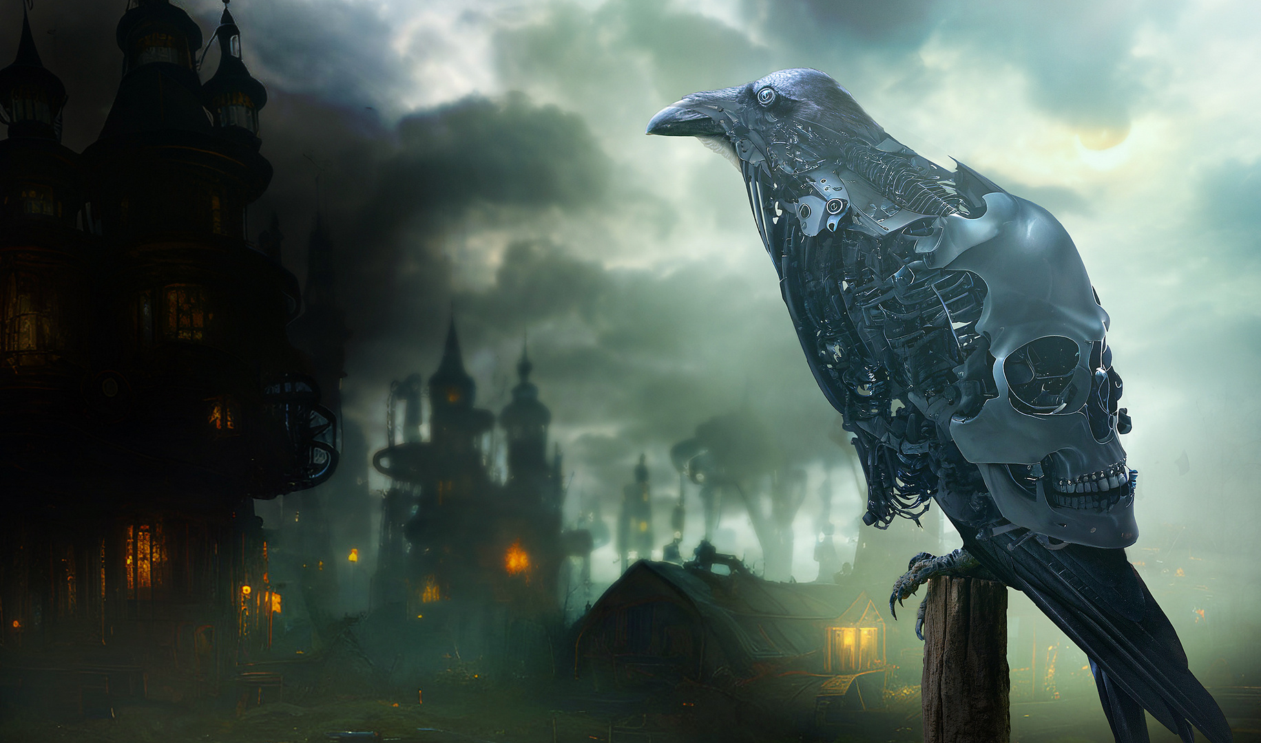 der rabe Foto & Bild | ki - montagen, bastelei, composing Bilder auf ...