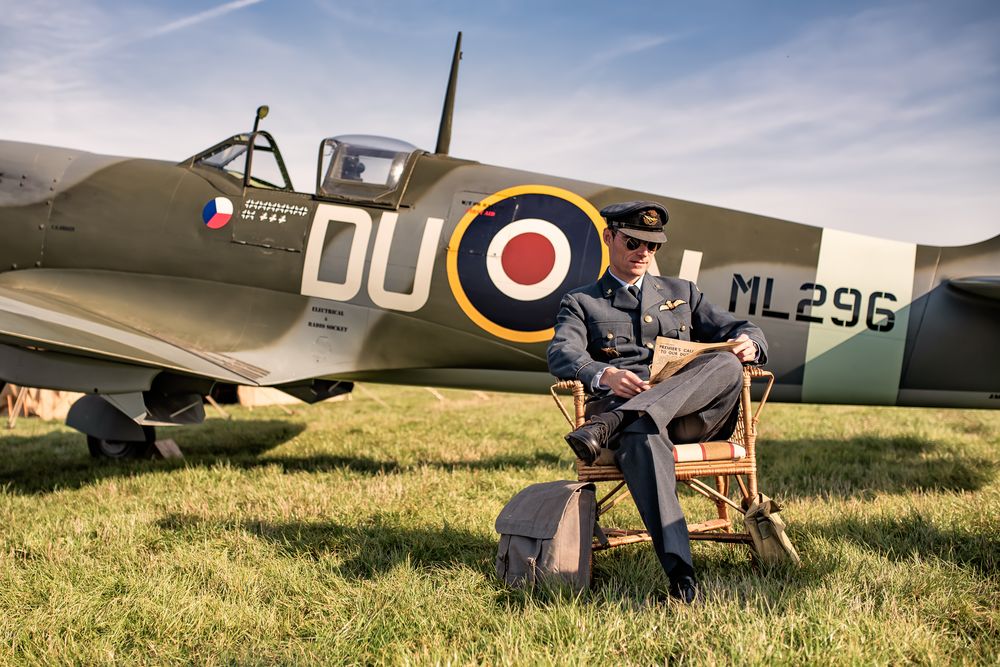 Der RAF pilot Foto & Bild | portrait, portraitfotografie männer ...