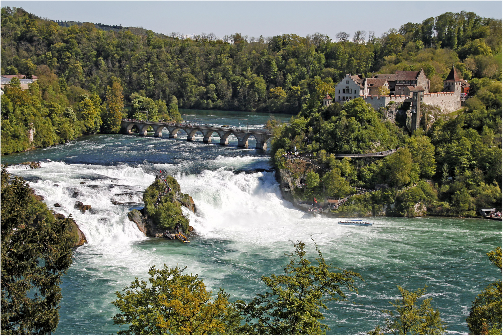 Der Rheinfall Foto & Bild | world, wald, wasser Bilder auf fotocommunity