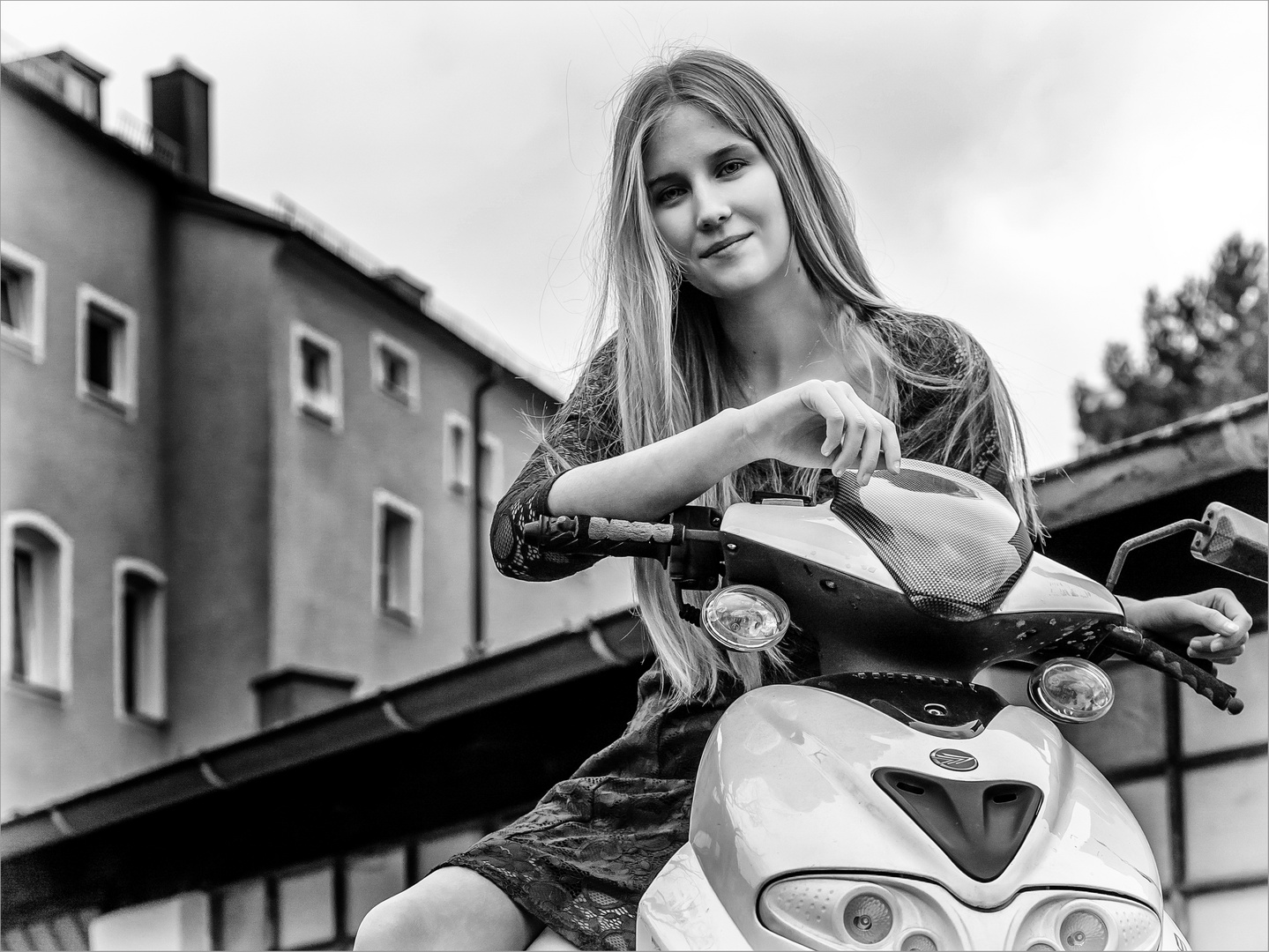 Der Roller Foto & Bild | erwachsene menschen, portraits erwachsener ...