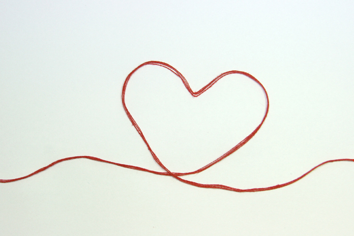 Der rote Faden Foto & Bild | gratulation und feiertage, happy valentine ...