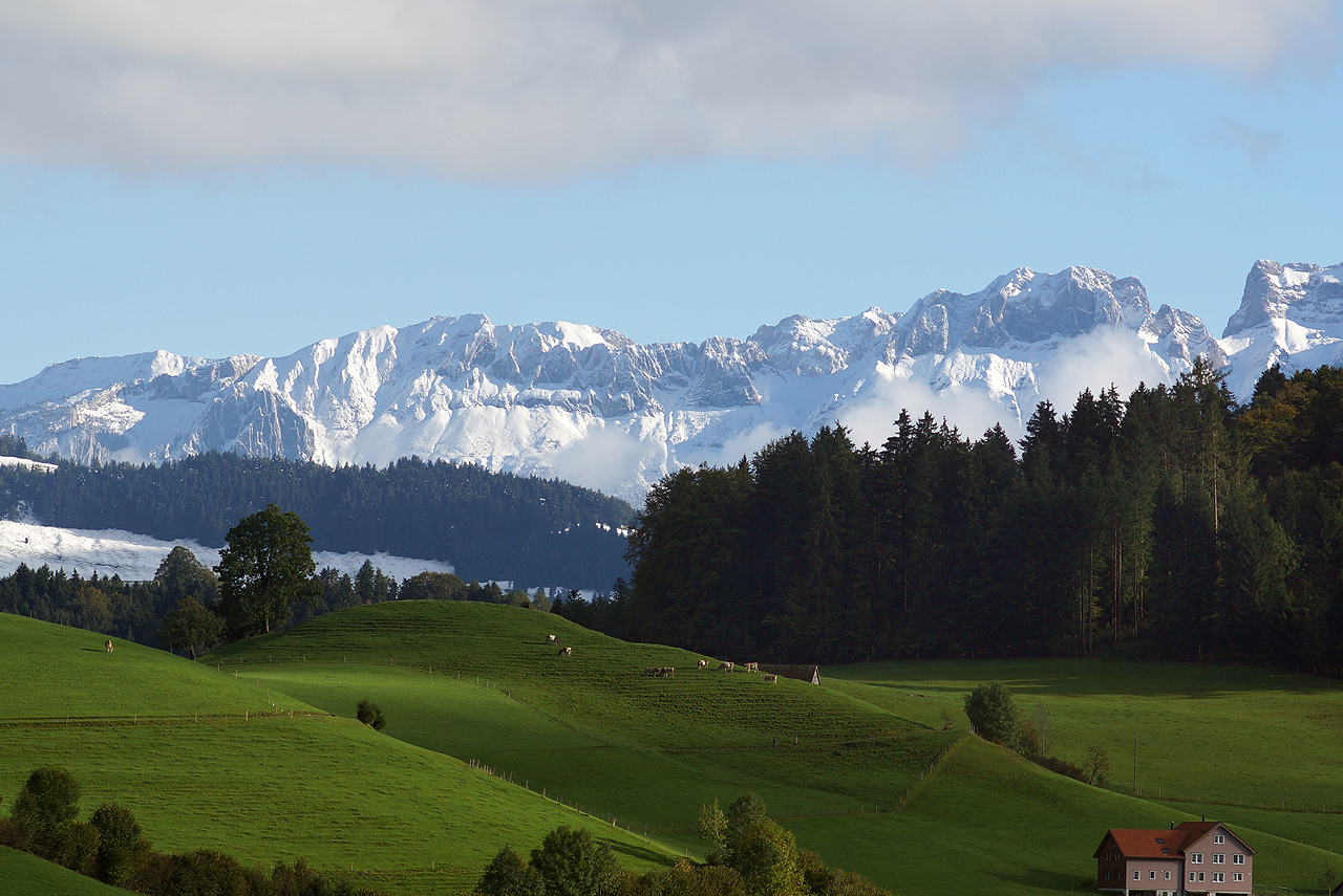 Der Schnee Foto & Bild | jahreszeiten, herbst, ostschweiz Bilder auf ...
