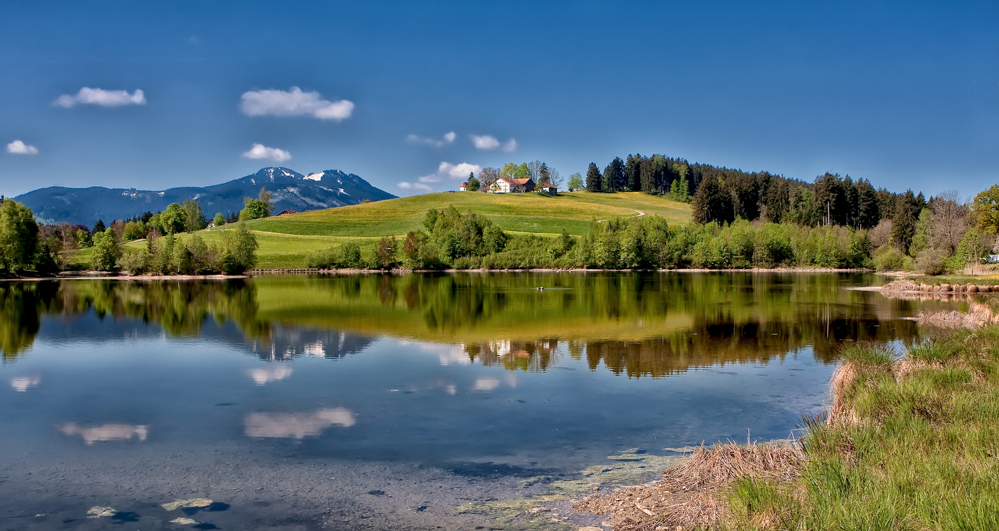 Der Schwaltenweiher Foto & Bild | landschaft, berge, bearbeitungs - techniken Bilder auf ...