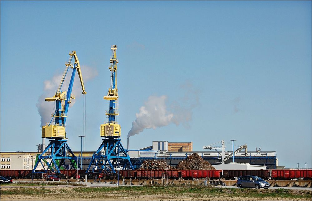 der Seehafen Foto & Bild | motive, kran, kräne Bilder auf fotocommunity