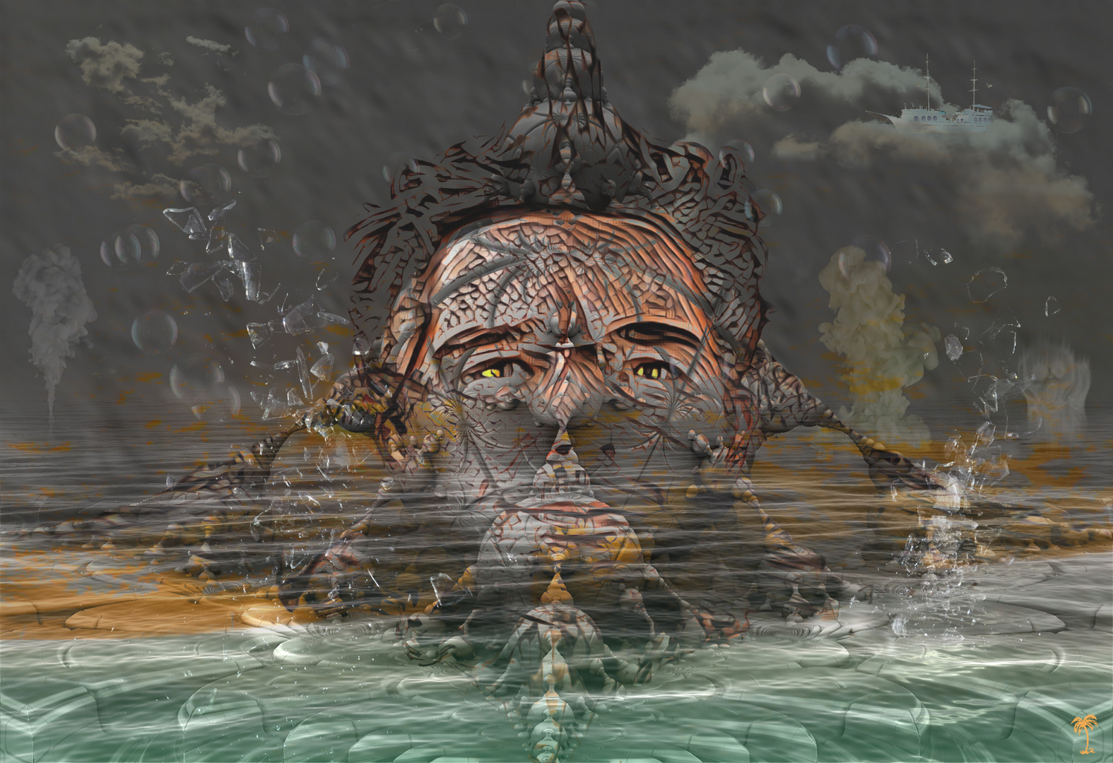 Der Seher Foto & Bild | fotomontage, fantasy mystery, composing Bilder auf fotocommunity