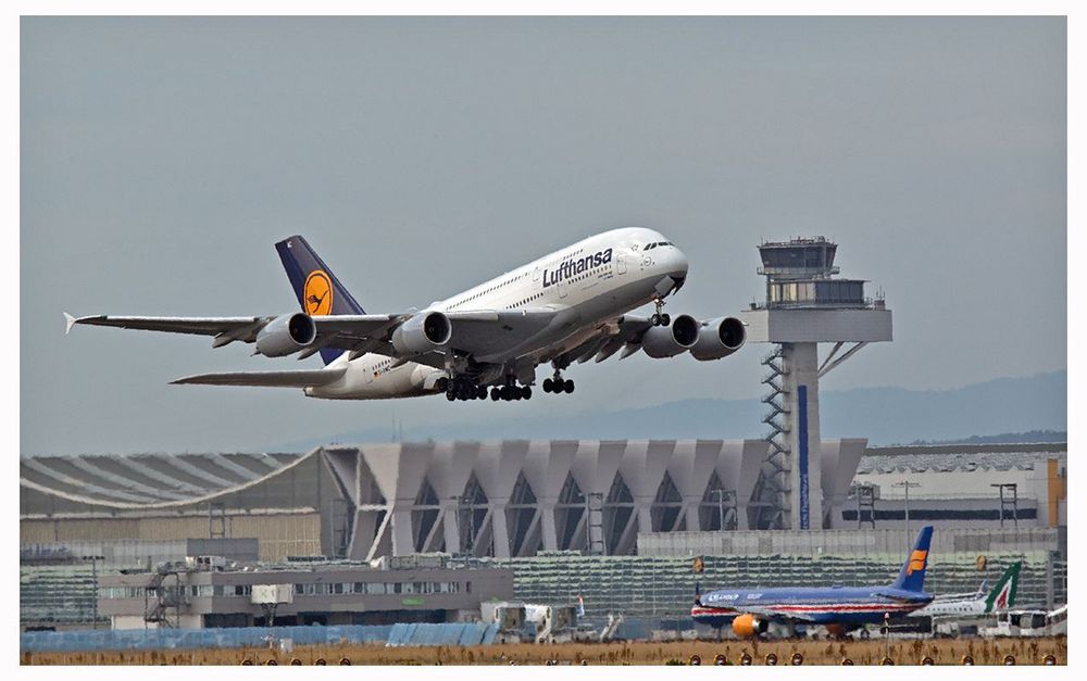 Der Start Foto & Bild | flugzeuge, flugzeug, a380 flughafen Bilder auf ...