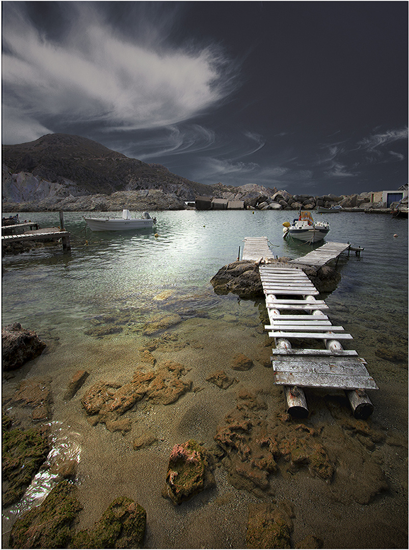 Der Steg Foto & Bild | europe, greece, cyclades kykladen Bilder auf ...