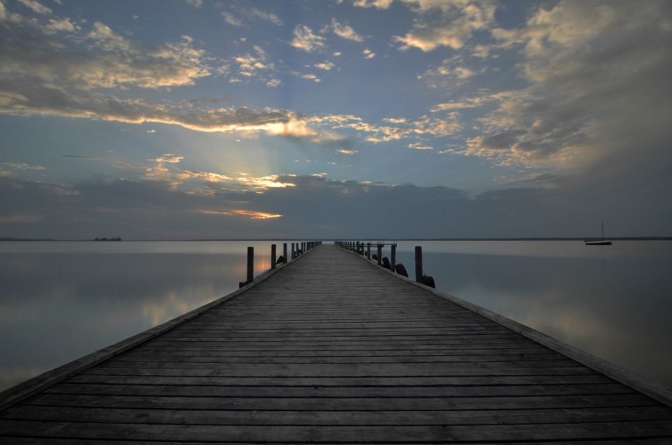~Der Steg~ Foto & Bild | sonnenuntergänge, himmel & universum ...