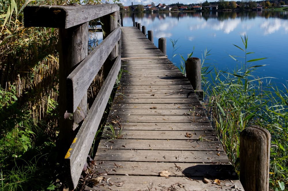 Der Steg Foto & Bild | landschaft, bach, fluss & see, see, teich ...