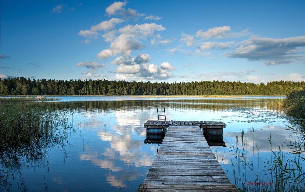 der Steg Foto & Bild | schweden, himmel, natur Bilder auf fotocommunity