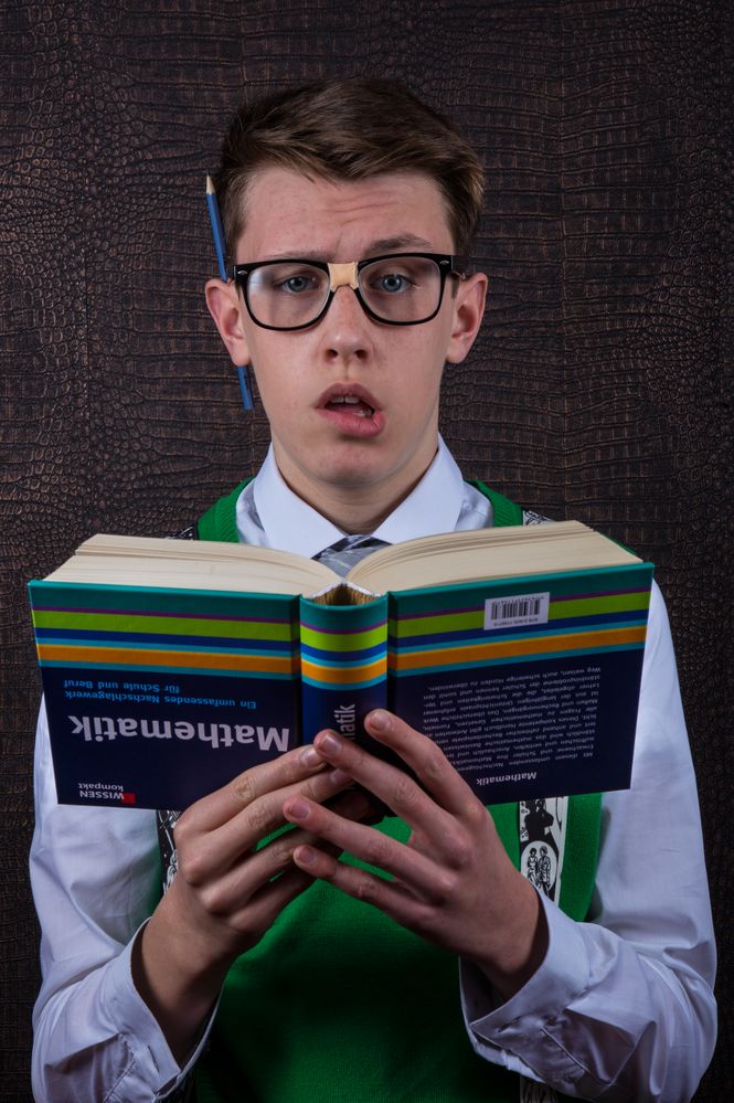 Der Streber Foto & Bild | jugend, studio, portraits Bilder auf ...