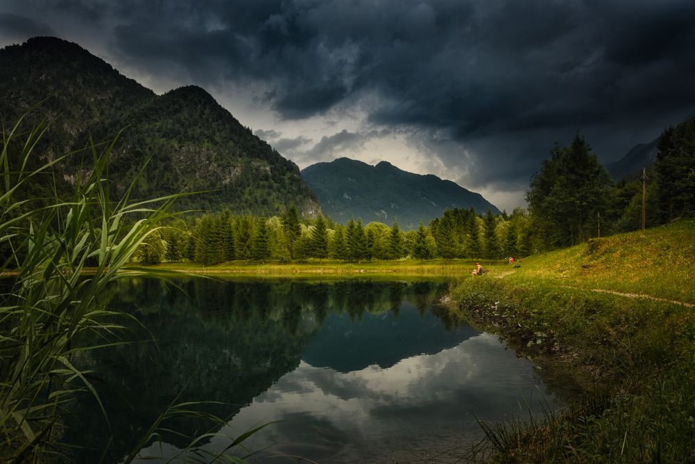 Der Teich Foto & Bild | landschaft, bach, fluss & see, see, teich ...