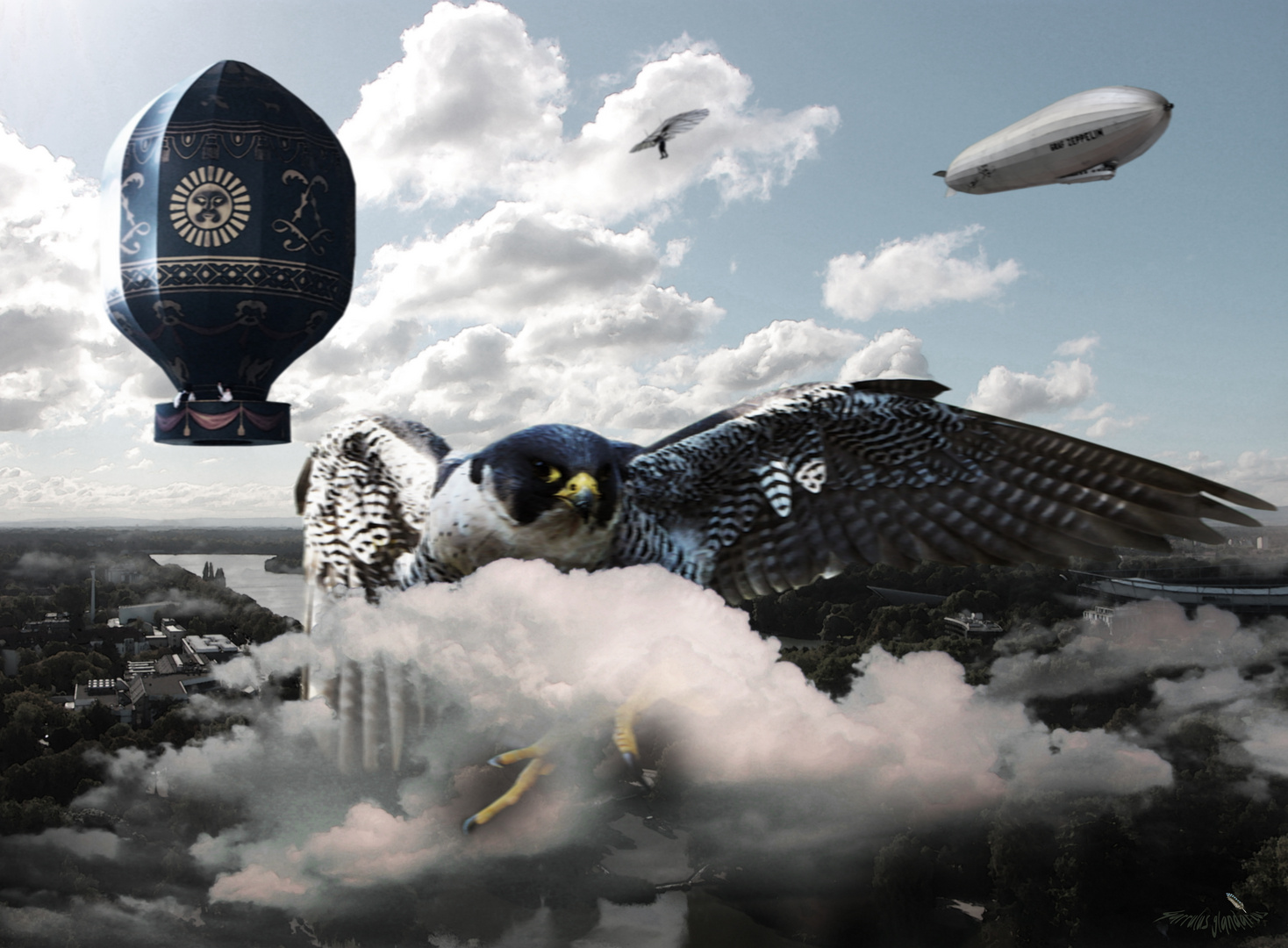 Der Traum vom Fliegen Foto & Bild | surreal, composing, fliegen Bilder auf fotocommunity