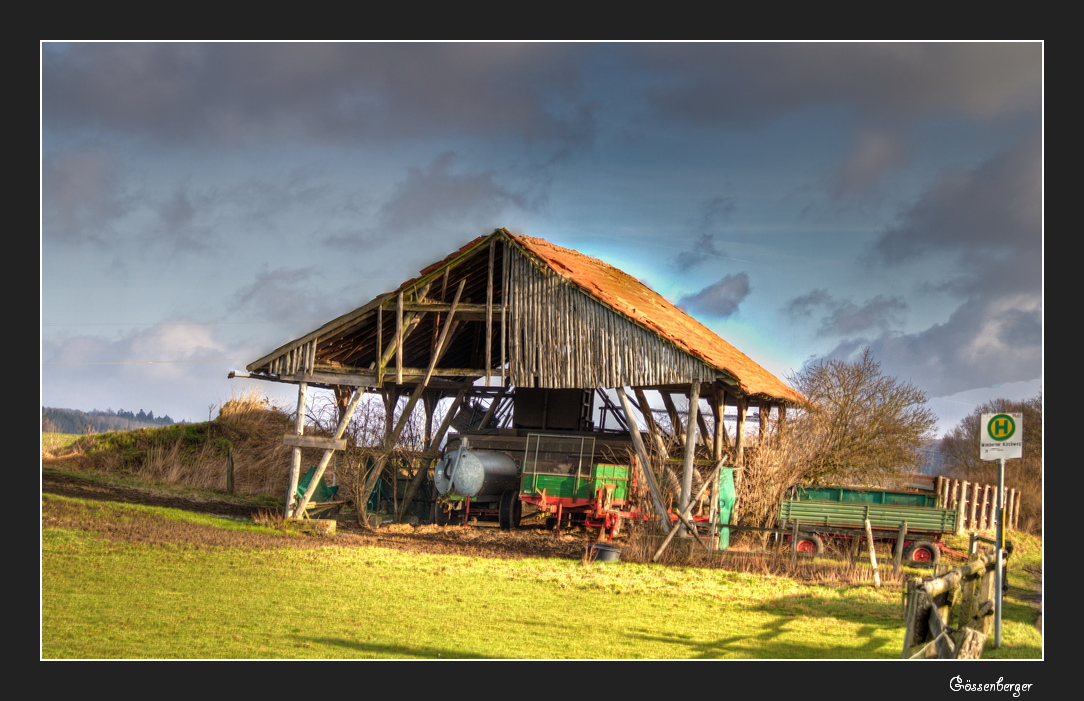 Der Unterstand Foto & Bild | landschaft, zäune, bänke, wegweiser & co ...