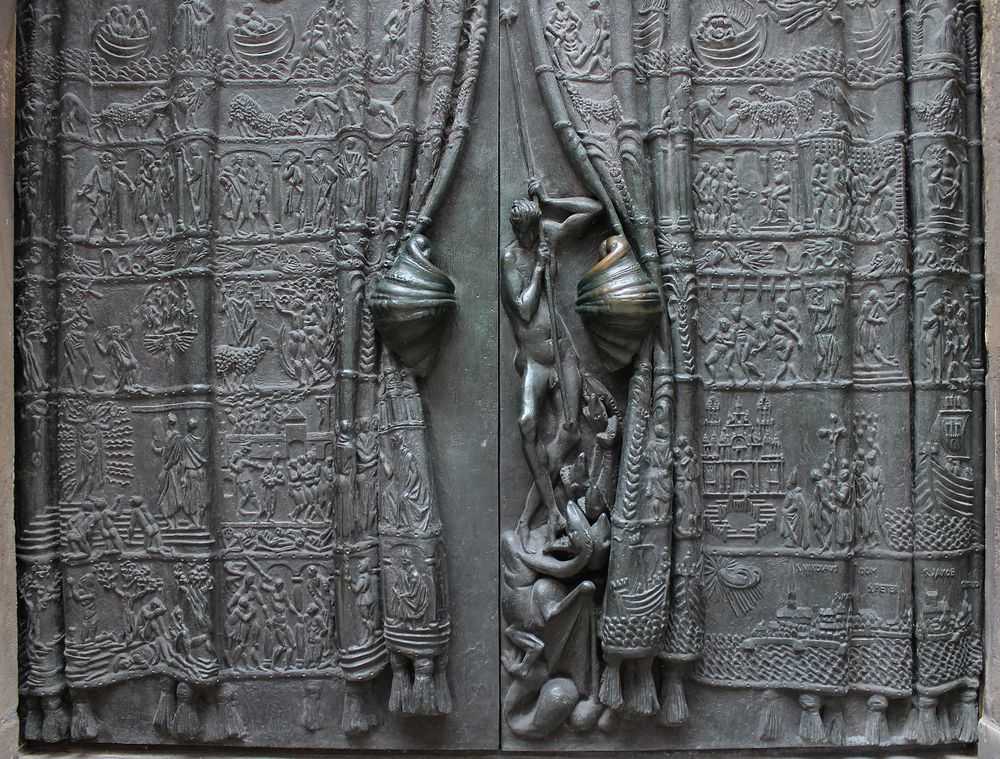 Der Vorhang des Tempels riss entwzei Foto & Bild | hamburg, world ...