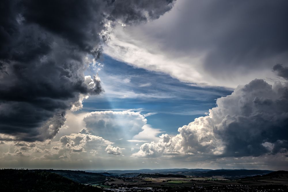 Der Vorhang schließt ... Foto & Bild | himmel, gewitterfotos, natur ...