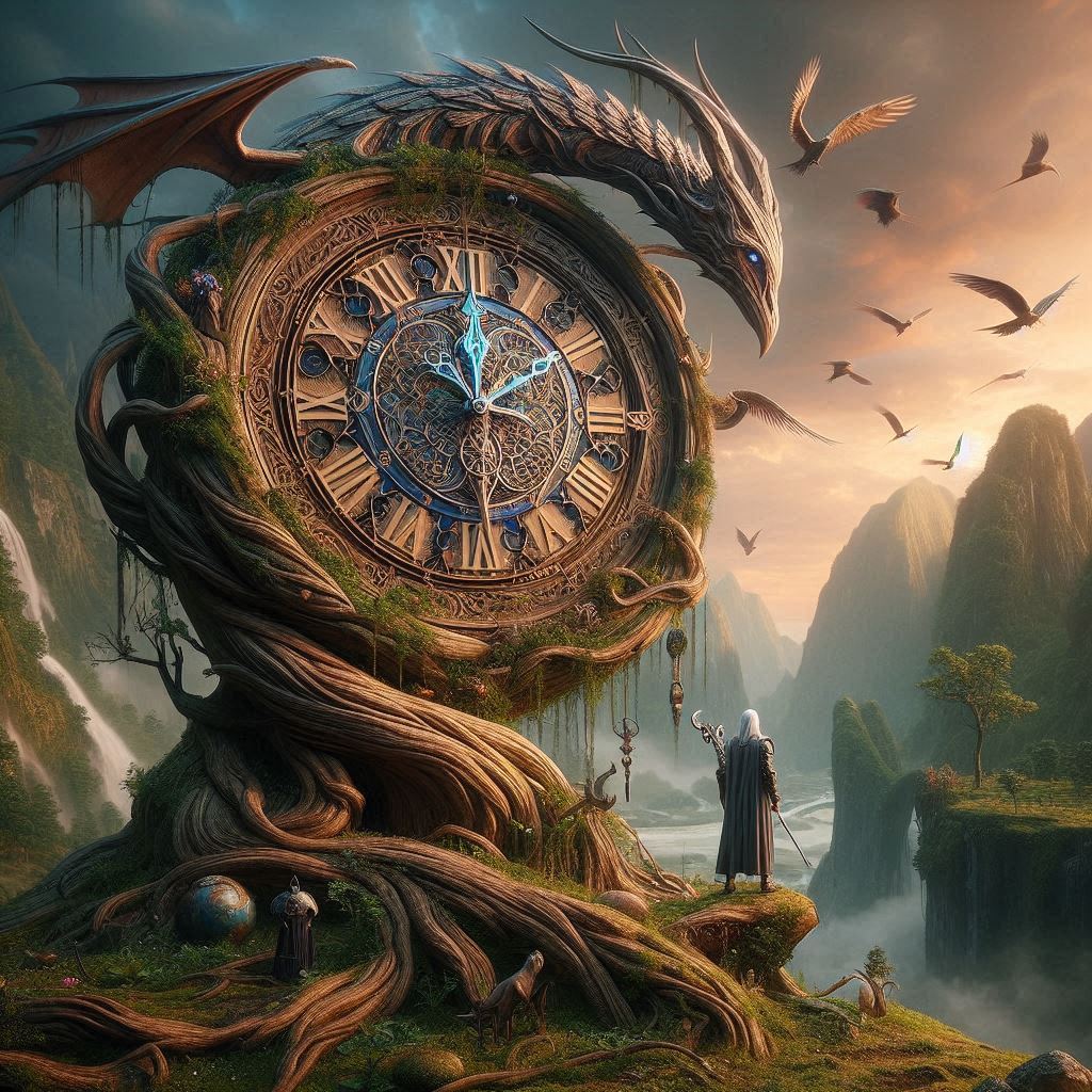 Der Wächter der Zeit Foto & Bild | ki - fantastisches, ki - fantasy, himmel Bilder auf fotocommunity