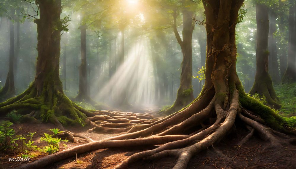 Der Wald und die Wurzeln leben Foto & Bild | ki - natur, ki - landschaften, wald Bilder auf ...