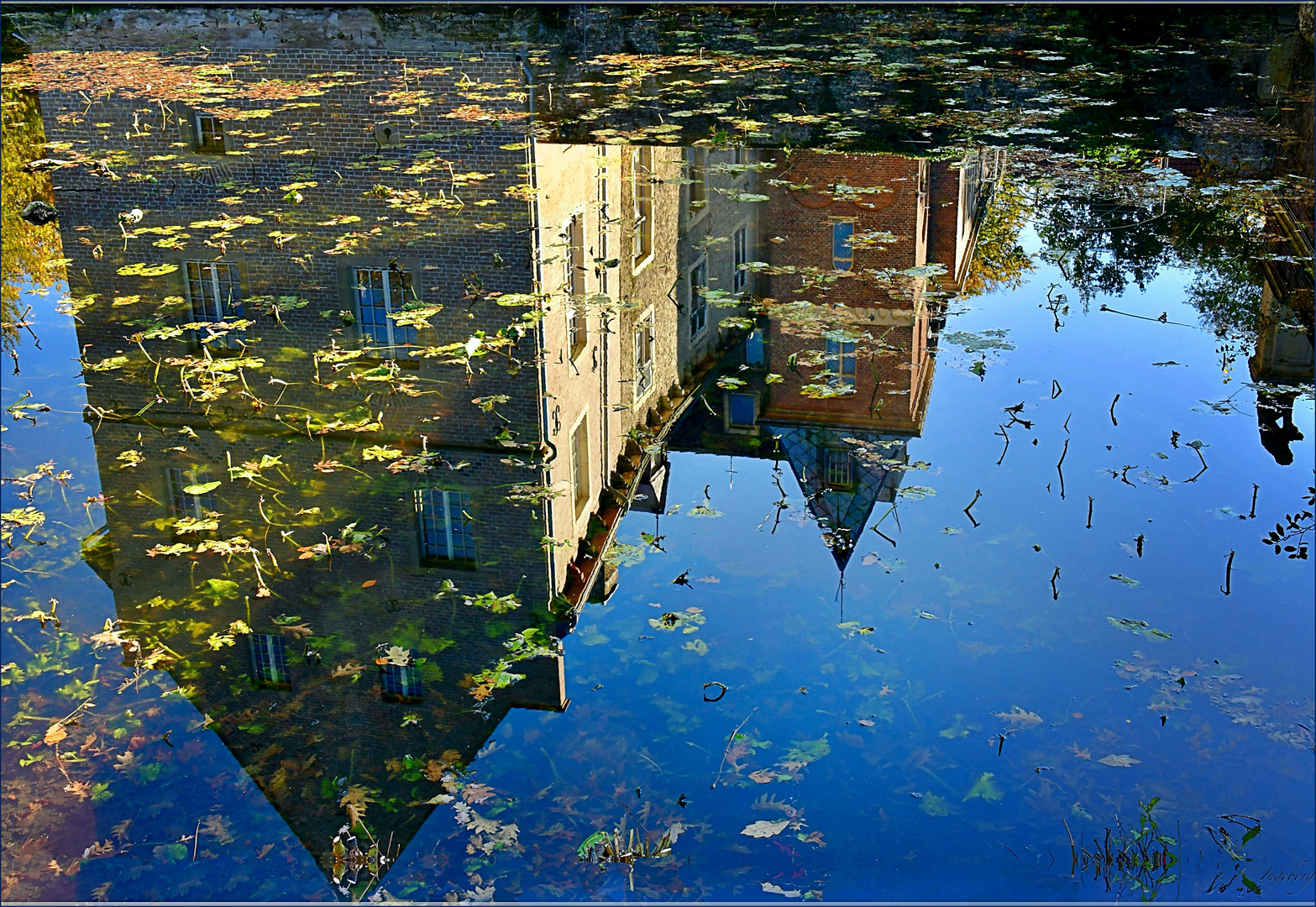 der Wassermann und seine Nixen . . . Foto & Bild | outdoor, herbst, münsterland Bilder auf ...
