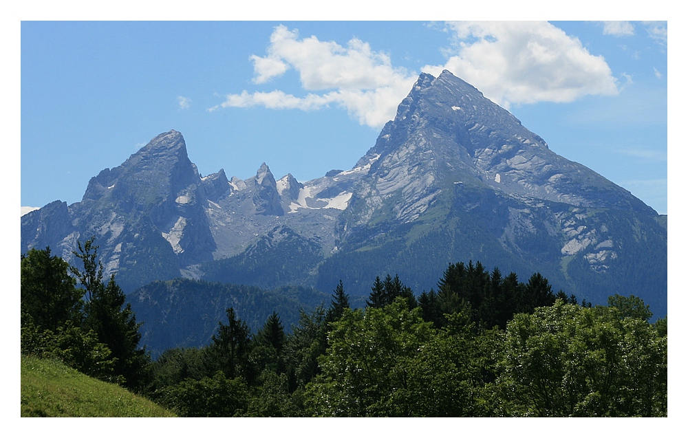 Der Watzmann Foto & Bild | deutschland, europe, bayern Bilder auf ...