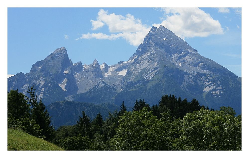 Der Watzmann Foto & Bild | deutschland, europe, bayern Bilder auf ...