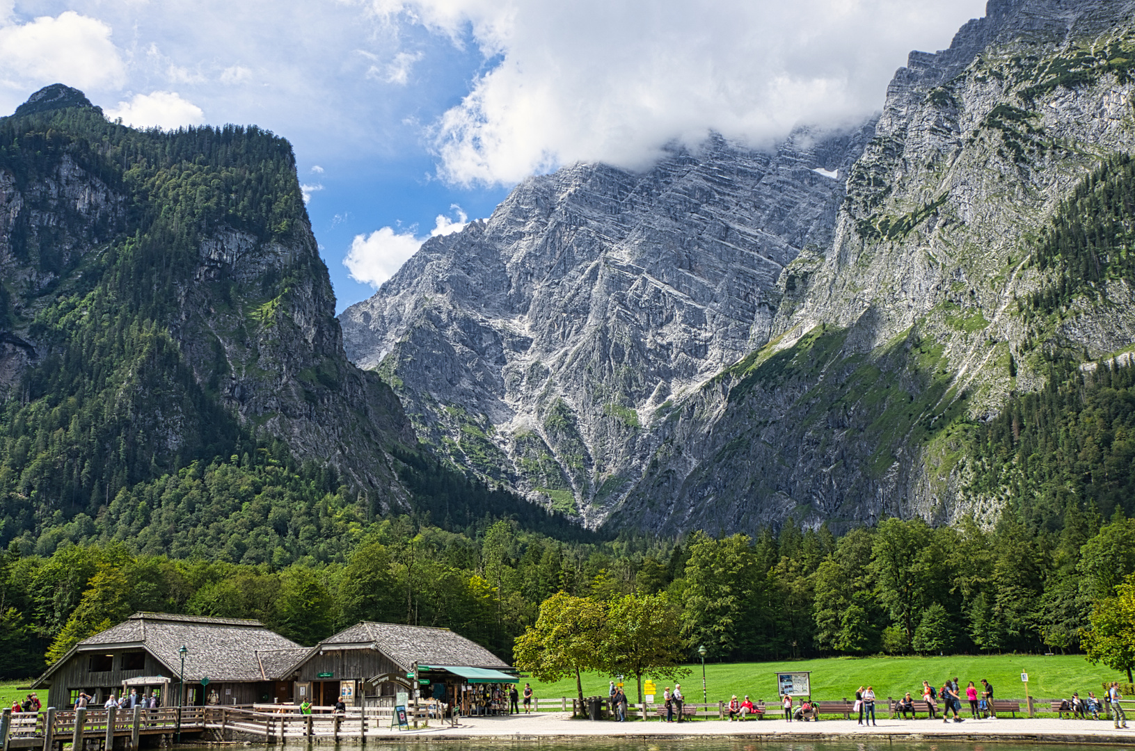 Der Watzmann in Wolken Foto & Bild | deutschland, europe, bayern Bilder ...