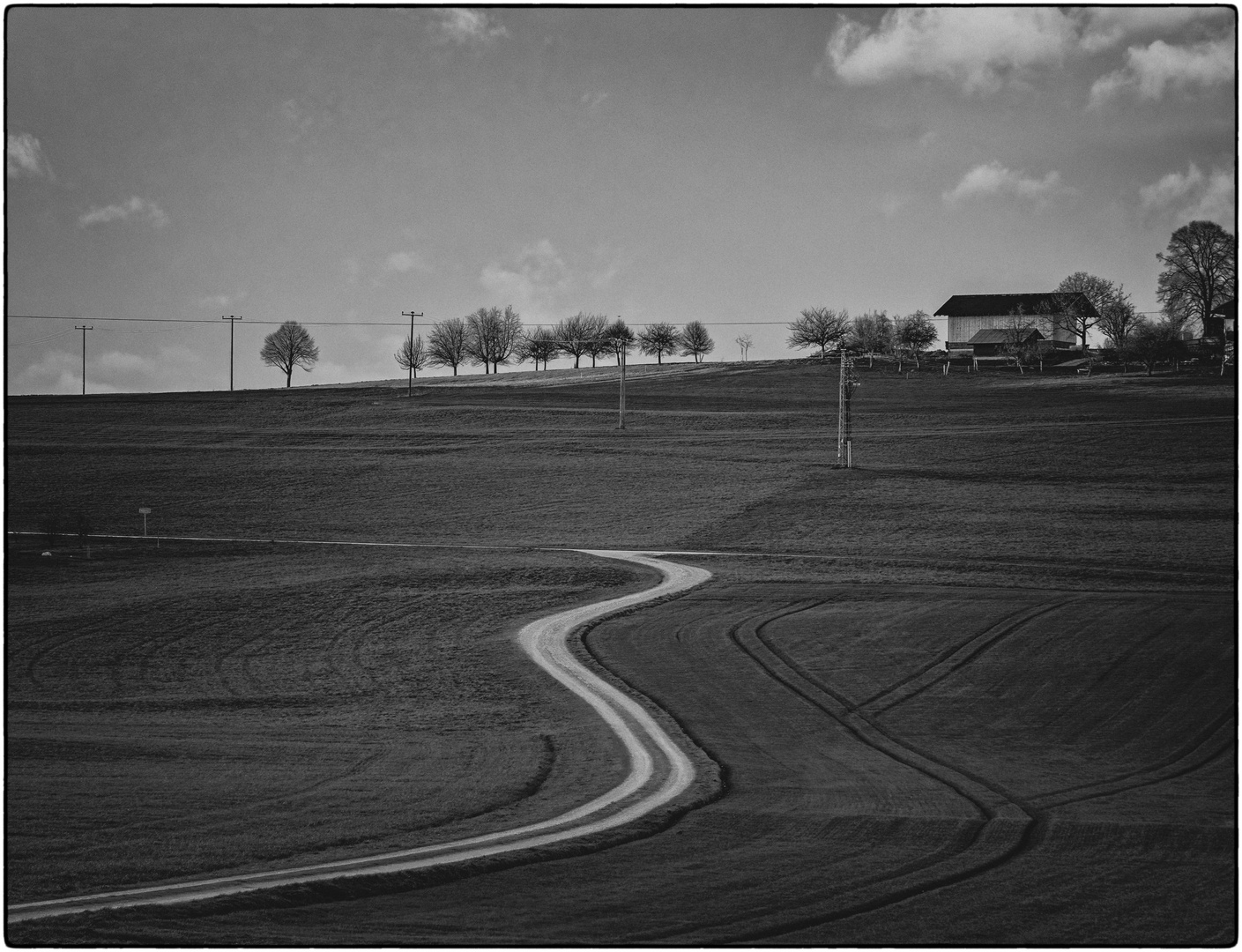 der Weg Foto & Bild | bäume, ländlich, himmel Bilder auf fotocommunity