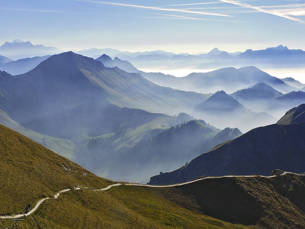 Der Weg Foto & Bild | landschaft, berge, gipfel und grate Bilder auf ...
