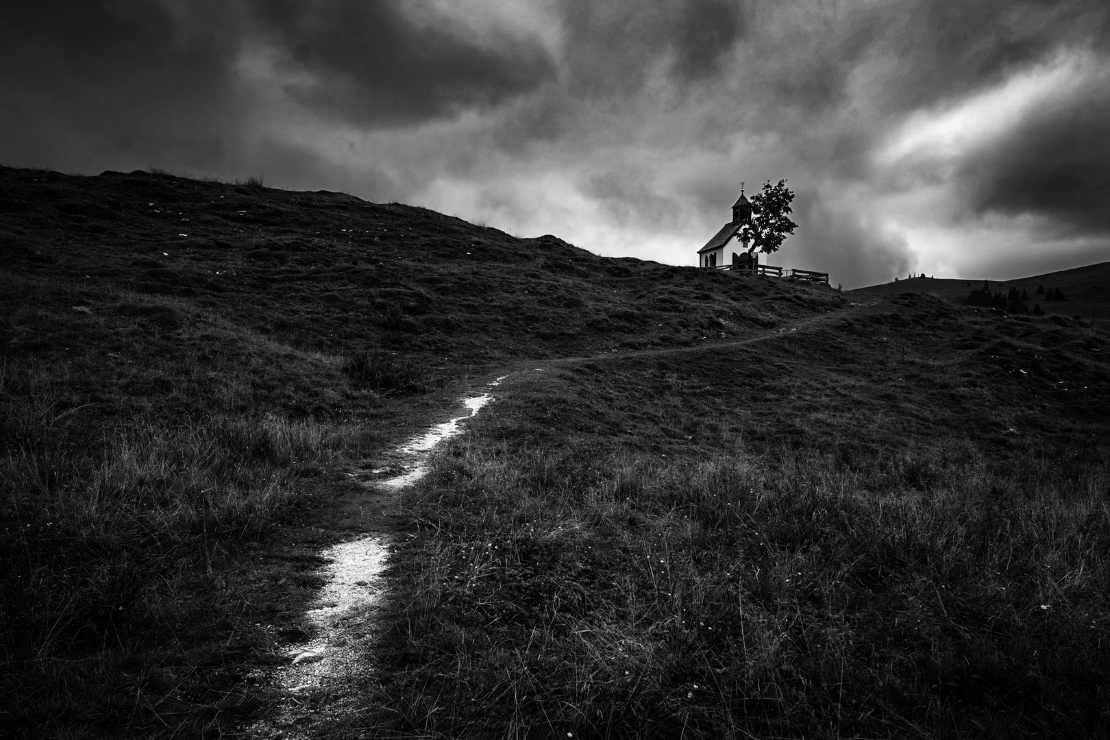 Der Weg Foto & Bild | monochrom, bearbeitungs - techniken, fotos Bilder auf fotocommunity