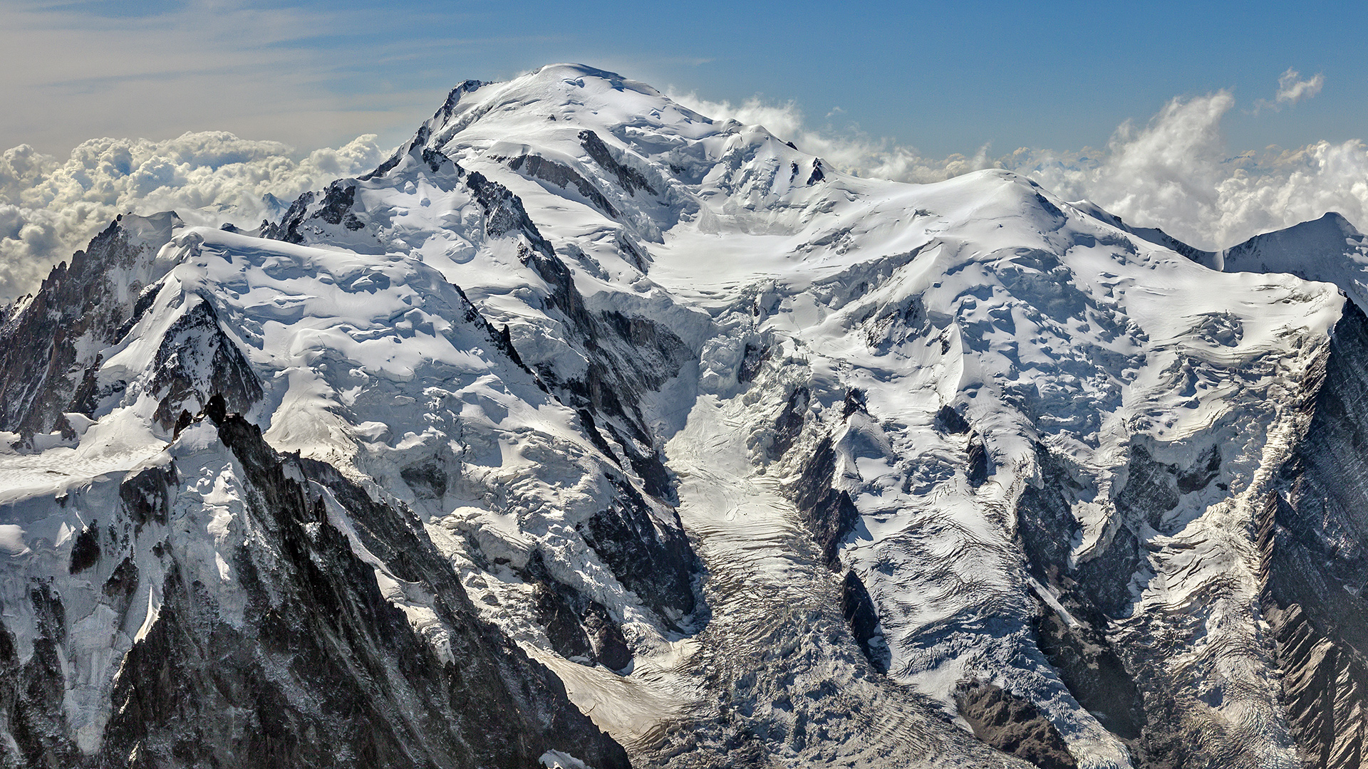 Der WEISSE BERG - Mont Blanc - Monte Bianco - 4.810m - Foto & Bild ...