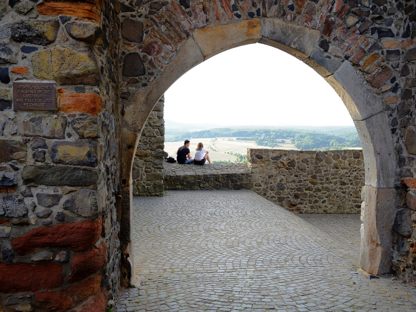 Der Weitblick, auf der Burg gleiberg in Wettenberg Foto & Bild ...