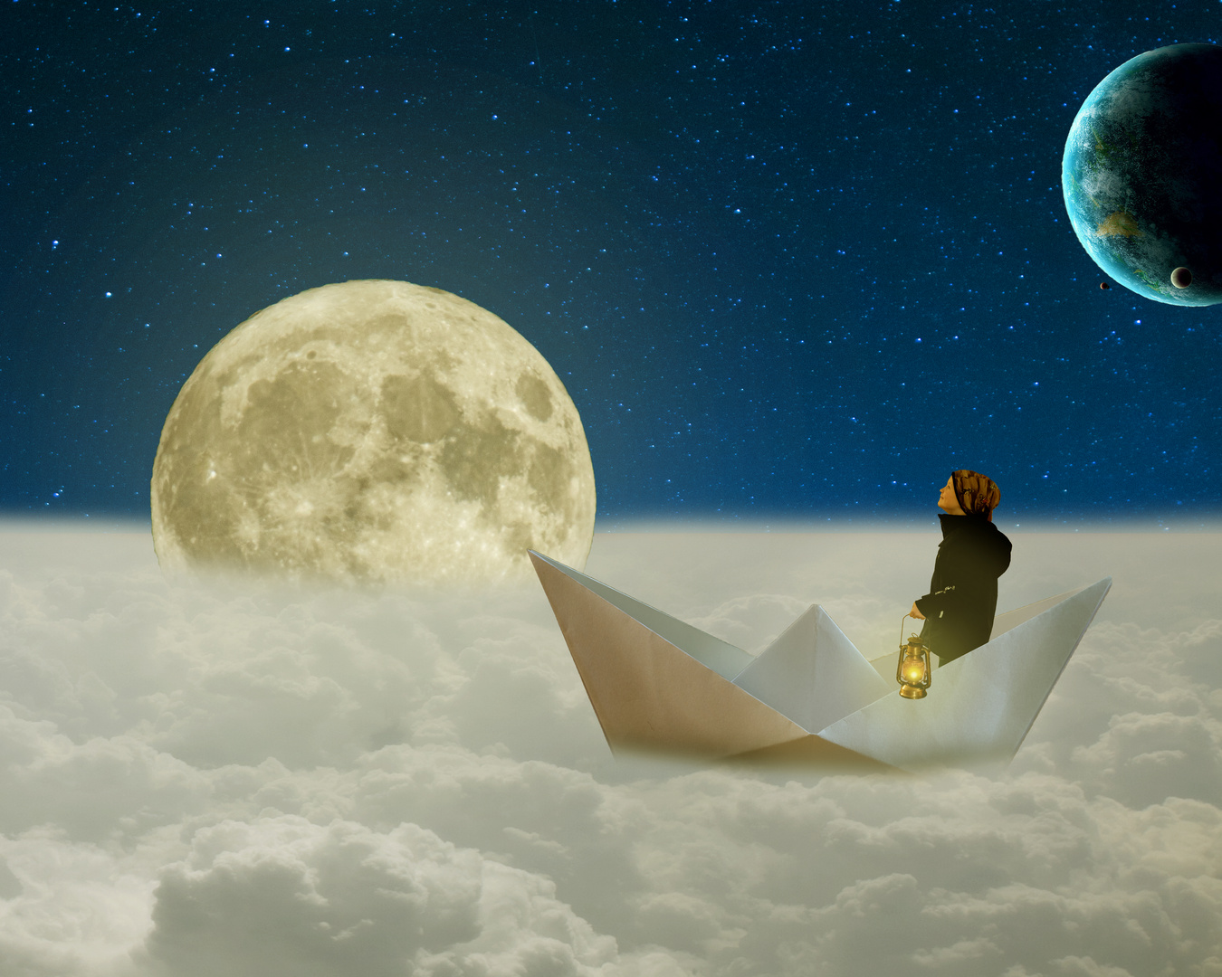 der Weltenbummler ist wieder unterwegs ... Foto & Bild | fotomontage, surreal, composing Bilder ...