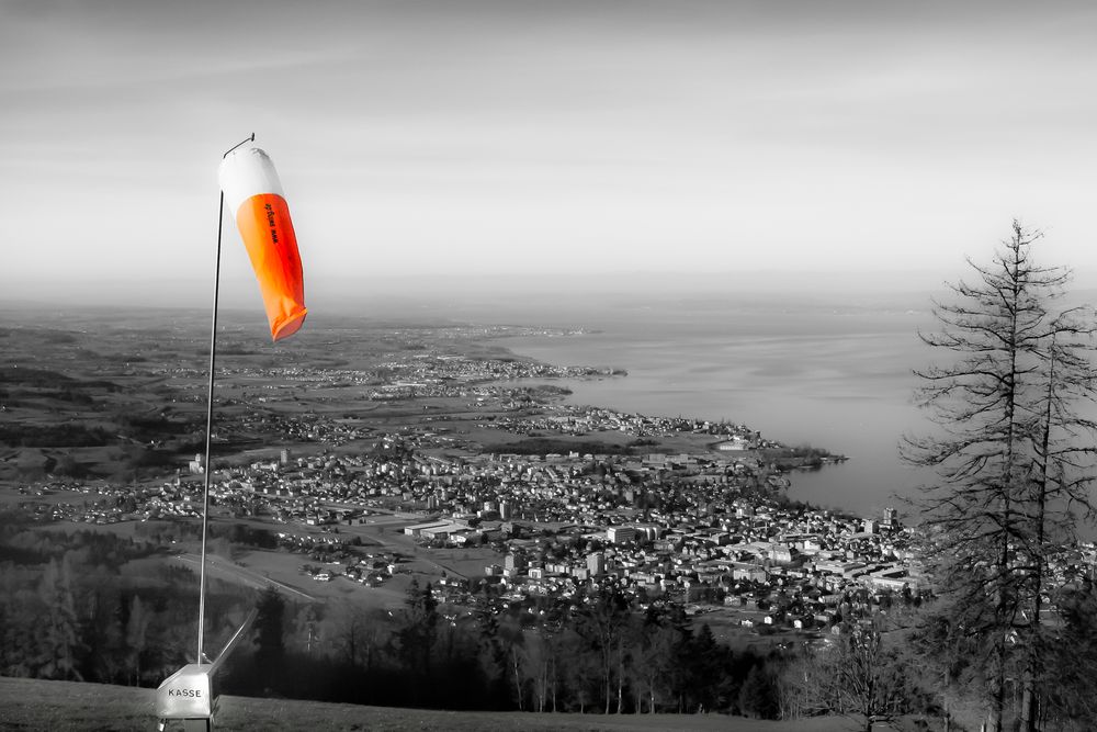 der wichtige Windsack Foto & Bild | landschaft, bach, fluss & see, see ...