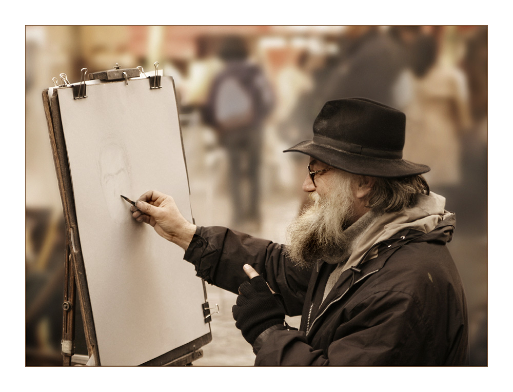 Der Zeichner Foto & Bild | portrait, sternchen, menschen Bilder auf ...