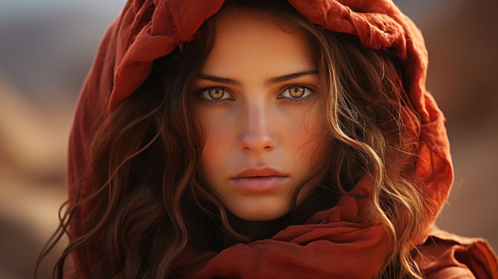 Desert Beauty Roter Schal Foto And Bild Surreal Outdoor Natur Bilder Auf Fotocommunity