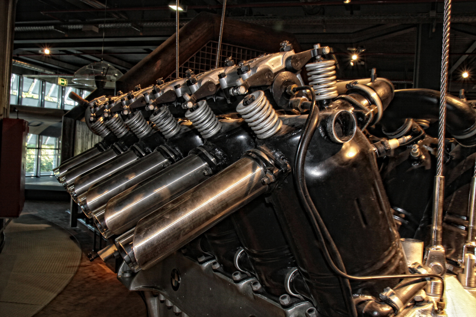 Detailansicht BMW VI Flugzeugmotor Foto & Bild | luftfahrt, details aus ...