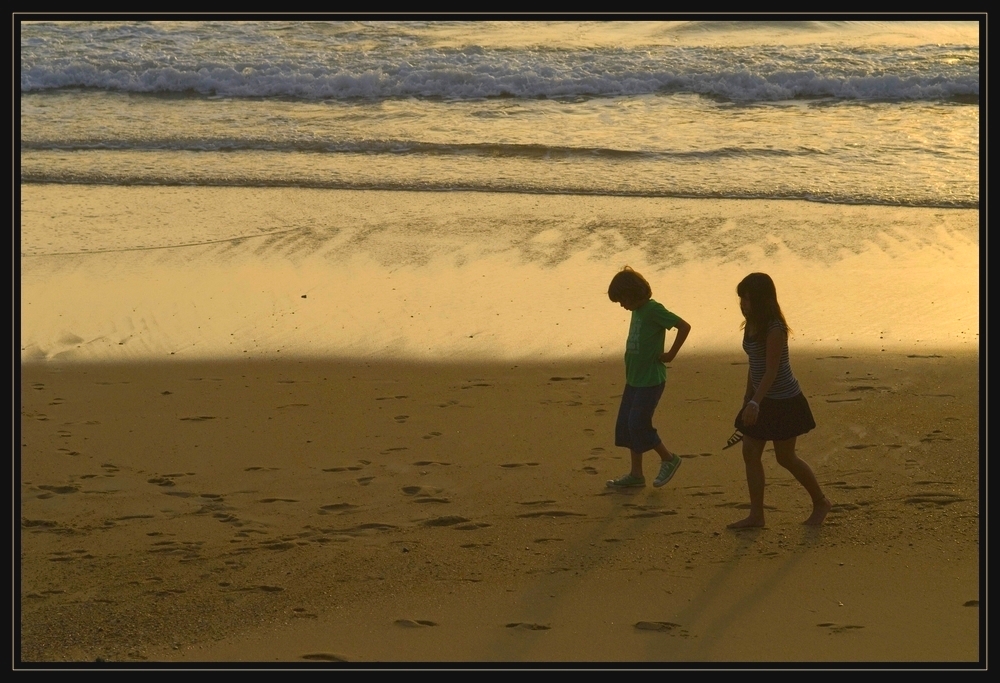 Deux enfants au soleil........ photo et image | paysages, mers et ...