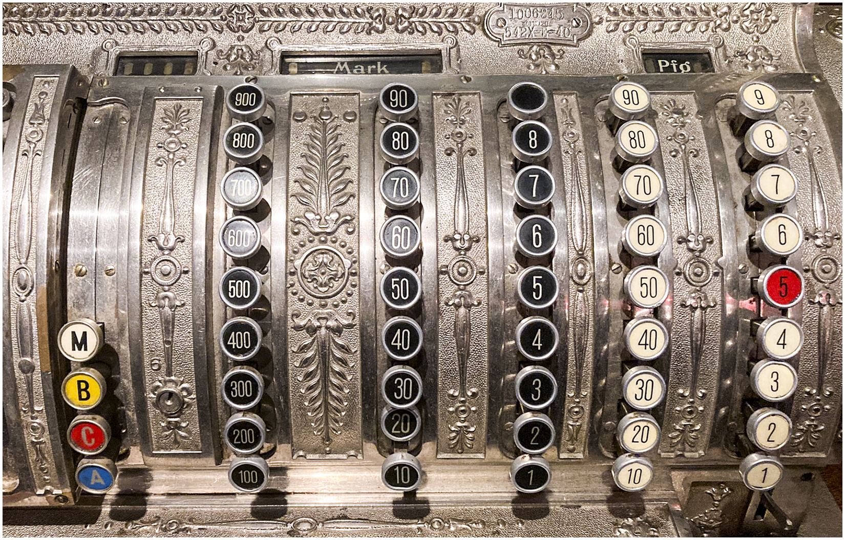 Die 5 gewinnt! Foto & Bild | alt, zahlen, kasse Bilder auf fotocommunity