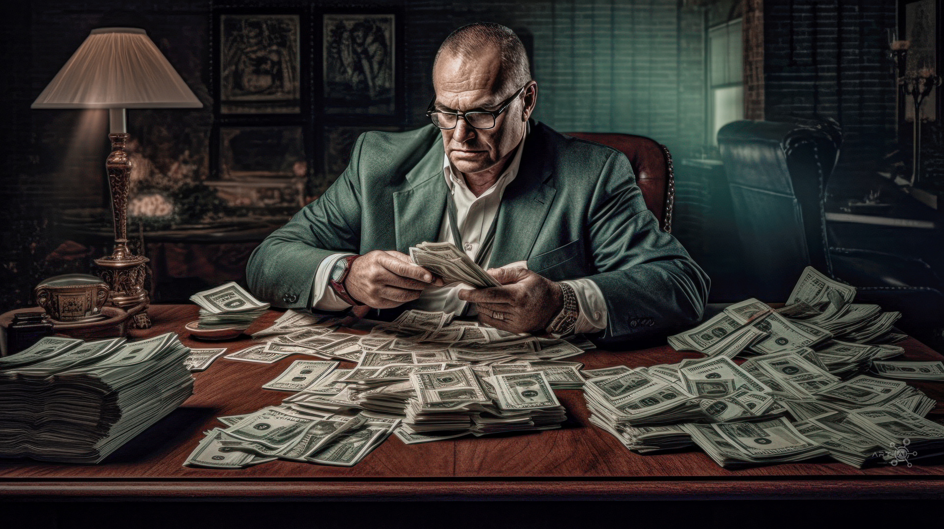 Die 7 Todsünden - 2. Geiz Foto & Bild | ki-generierte bilder, fotos ...