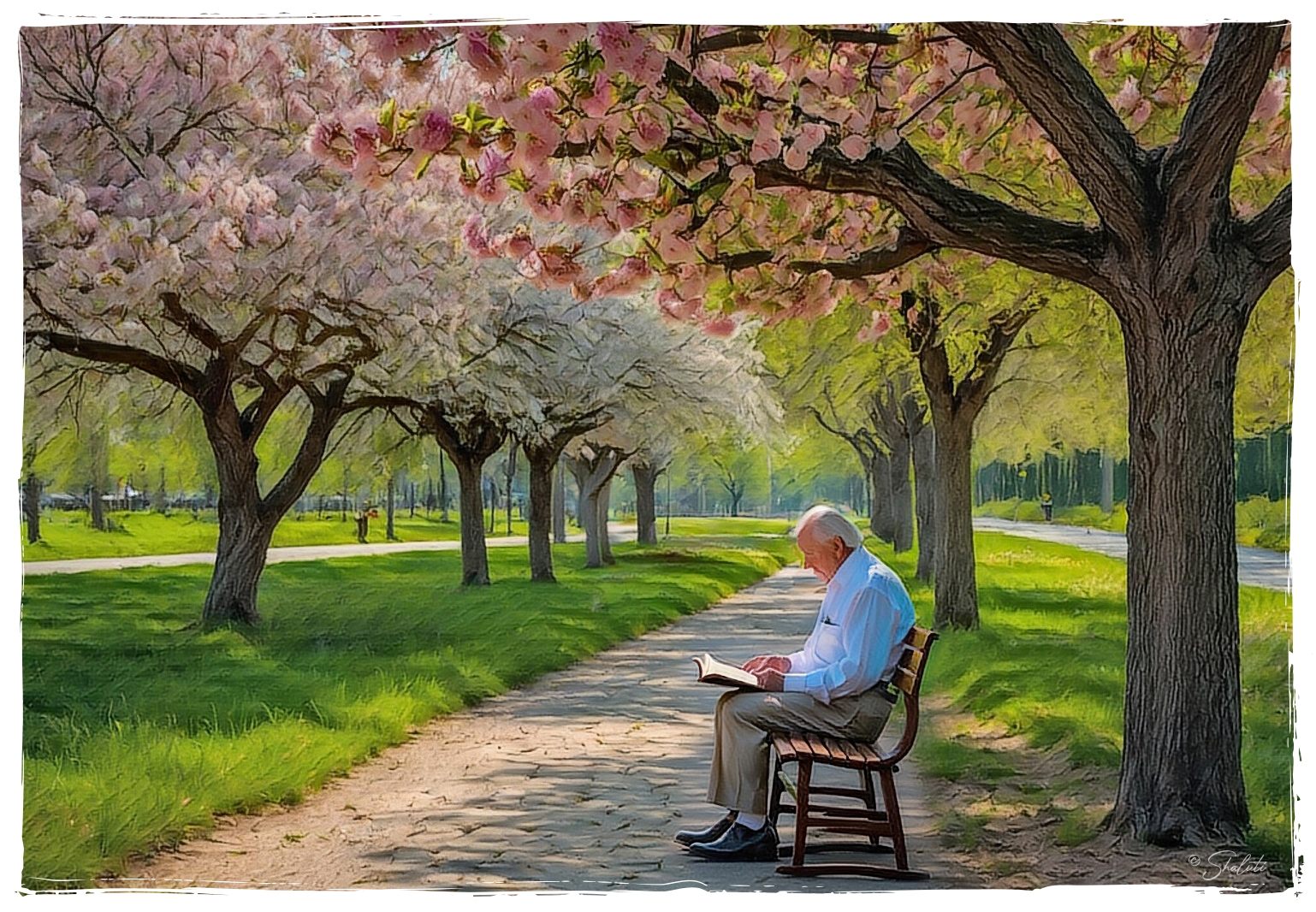 die Allee Foto & Bild | outdoor, frühling, natur Bilder auf fotocommunity