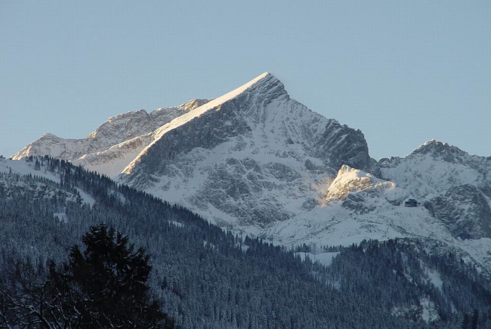 Die Alpspitze Foto & Bild | landschaft, gletscher, berge Bilder auf ...