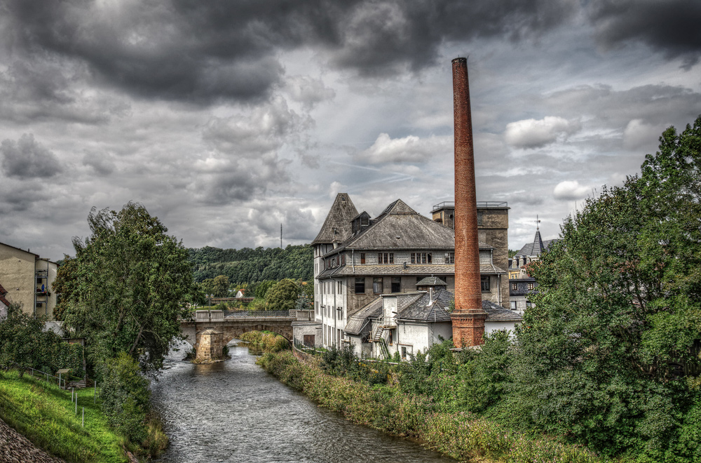 Die alte Fabrik (ein HDR-Versuch) Foto & Bild | industrie und technik ...