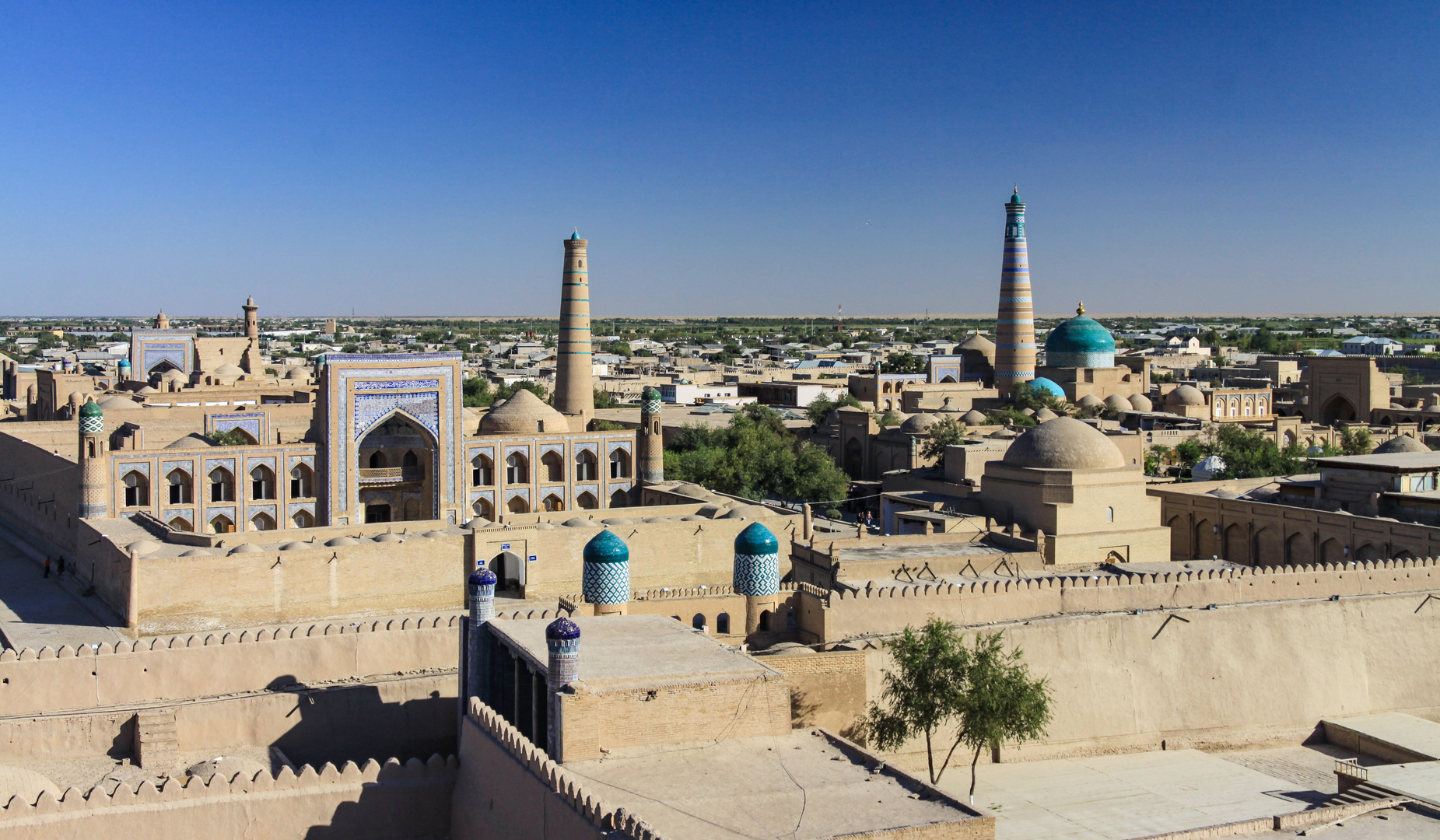 Die Altstadt Itschan Kale von Chiwa (Xiva) Foto & Bild | usbekistan ...