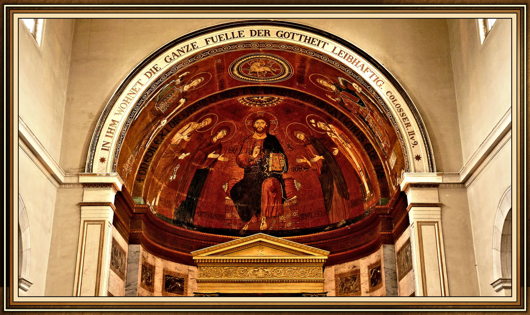 Die Apsis in der Friedenskirche in Potsdam Foto & Bild | deutschland ...