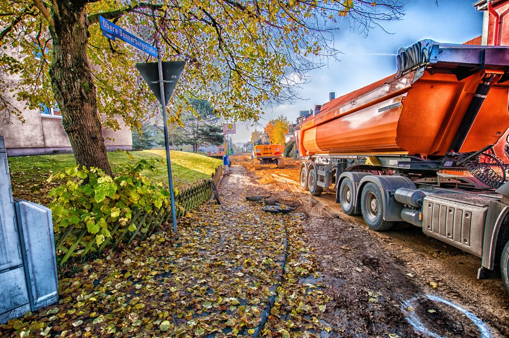 Die Baustelle Foto & Bild | straße, industrie, handwerk Bilder auf ...