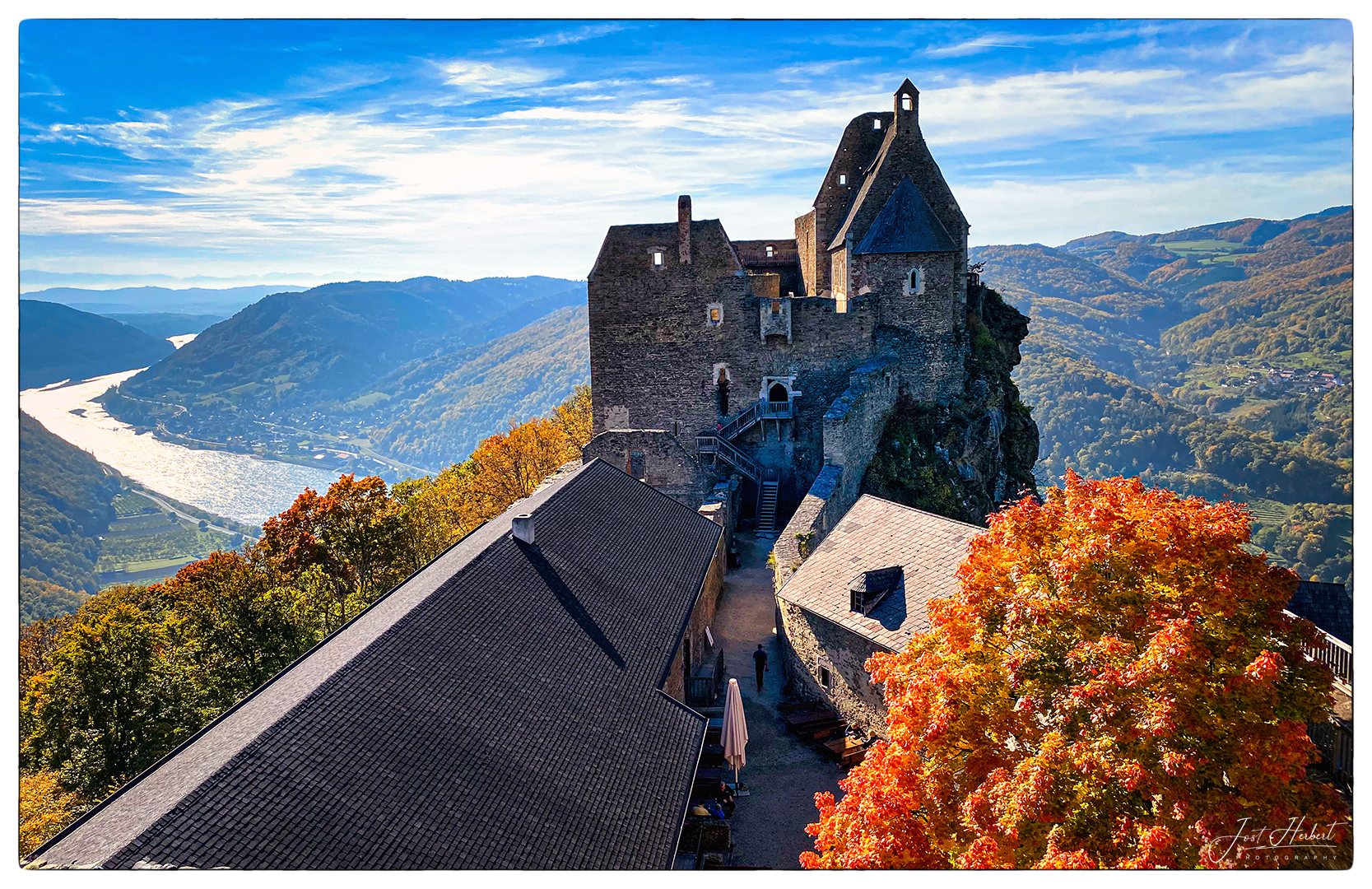 die Burgruine Aggstein ... Foto & Bild | fotos, natur, herbst Bilder ...