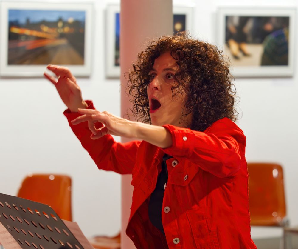 Die Chorleiterin Foto & Bild | projekte, kreativ- projekte, kreativ ...